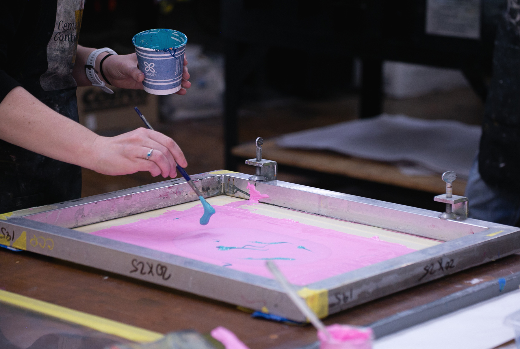 Free Printmaking Sampler - Screenprint Monotype - Connecticut Art Trail